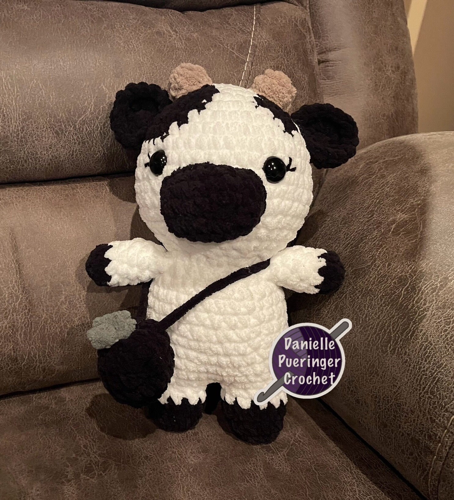 Crochet Cow Plushie Crochet Cow Crochet Blueberry Cow Sunflower Cow ...