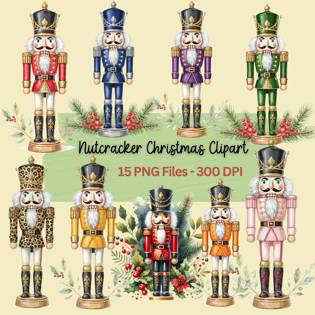 Nutcracker Clipart, Classic Christmas PNG, Nutcracker Png, Nutcracker ...