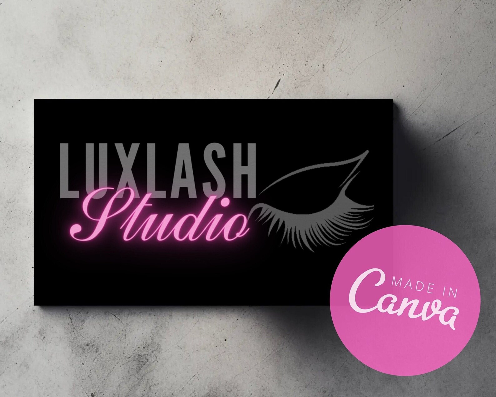 Stylist Business Card Canva Template Download Beauty Professional ...