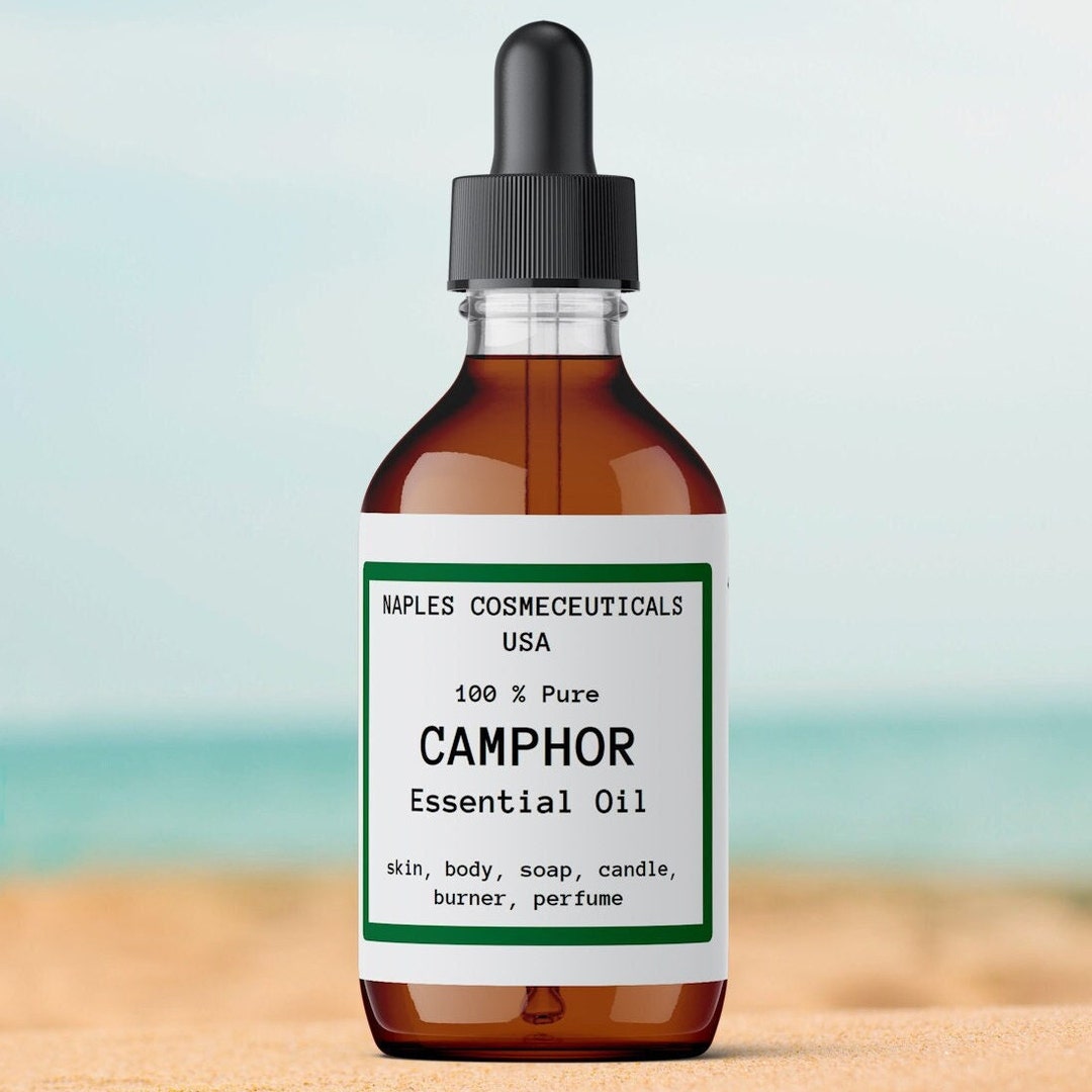 Camphor Essential Oil Pure, 4 Oz, Undiluted, Premium Grade, Bulk for ...