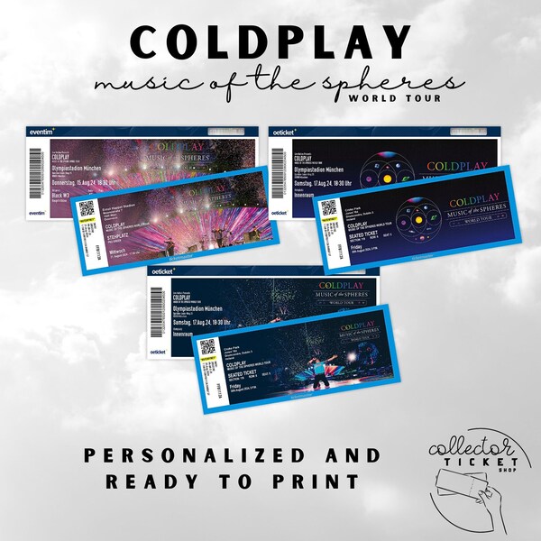 Coldplay - Etsy