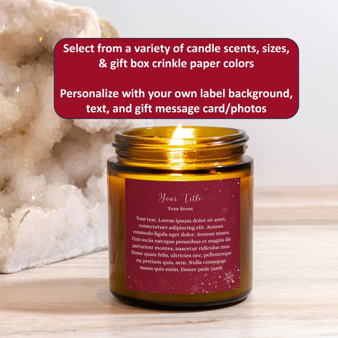 Personalized Candle, Custom Message Candle, Create Your Own Candle ...