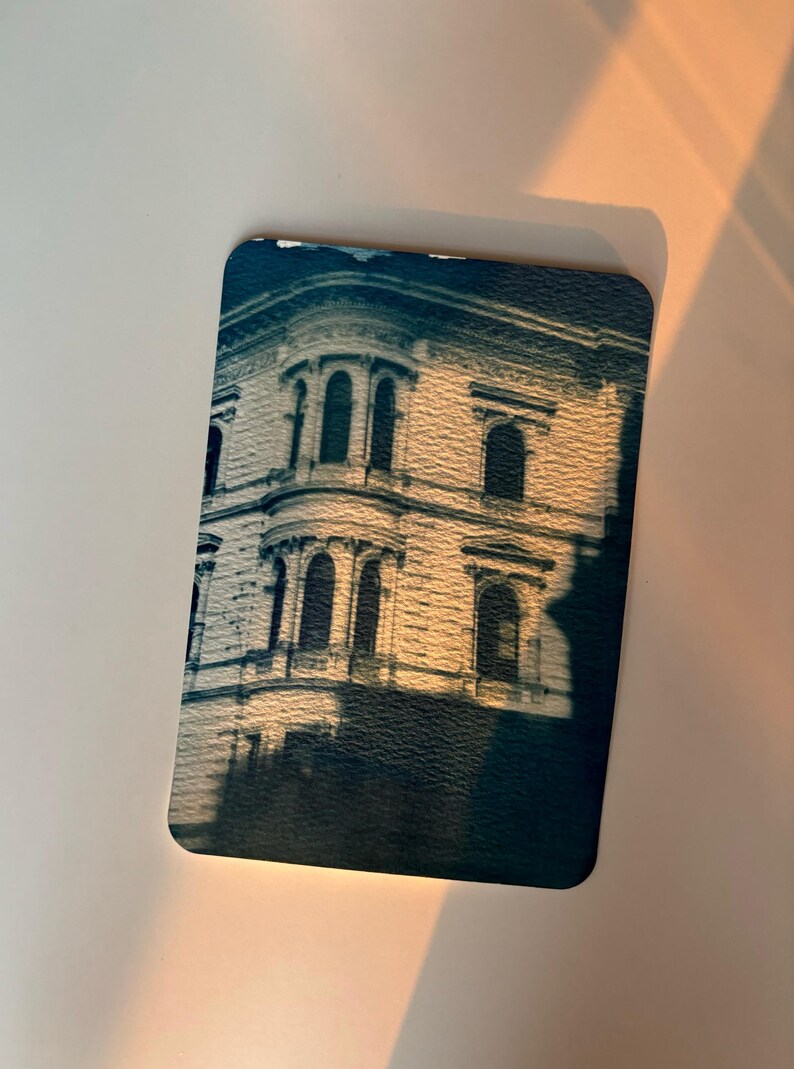 Original Cyanotype Print. Architecture Blueprint From Analog ...