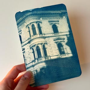 Original Cyanotype Print. Architecture Blueprint From Analog ...