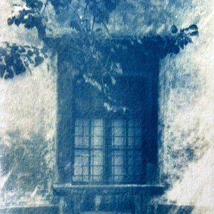 Architecture Cyanotype. Original Cyanotype Print. Unique. Blueprint ...