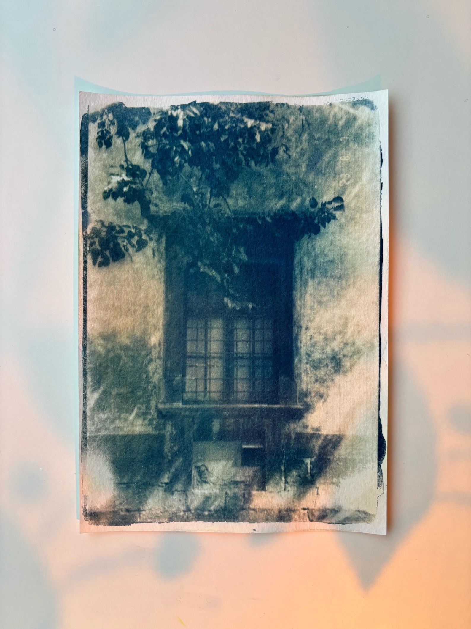 Architecture Cyanotype. Original Cyanotype Print. Unique. Blueprint - Etsy