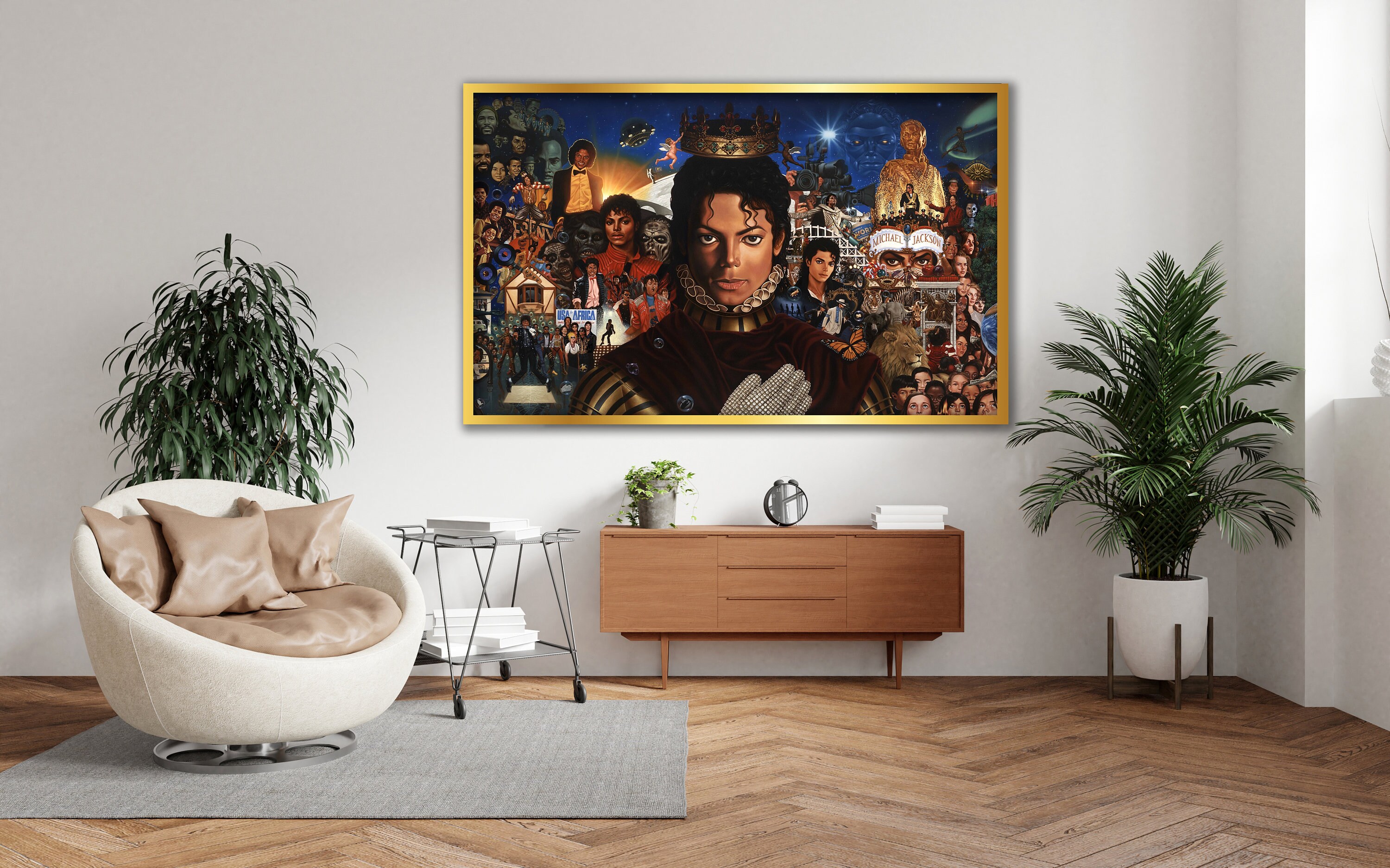 Michael Jackson Canvas Art Poster / Michael Jackson Print Canvas Wall ...