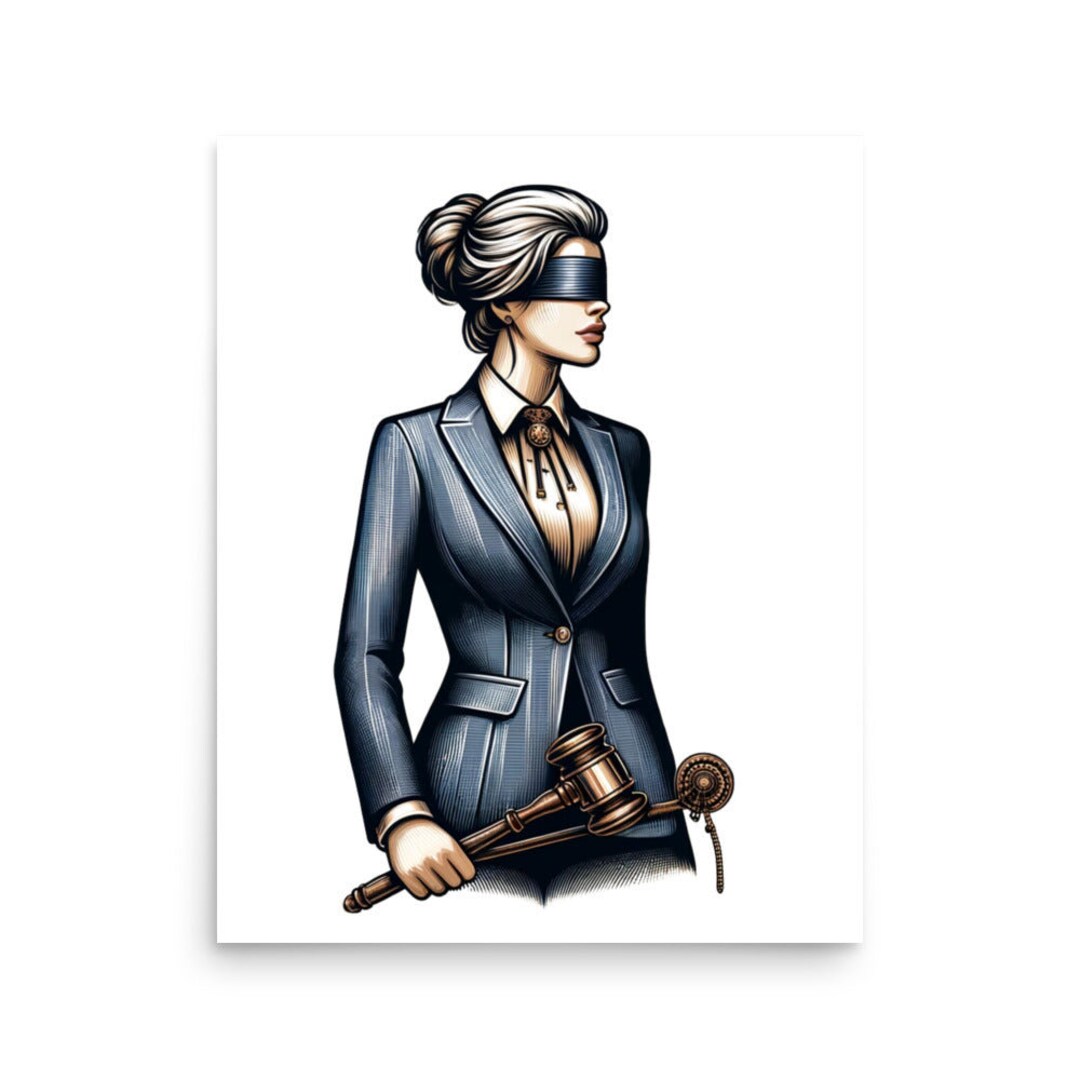 Modern Lady Justice 16x20 Poster - Etsy