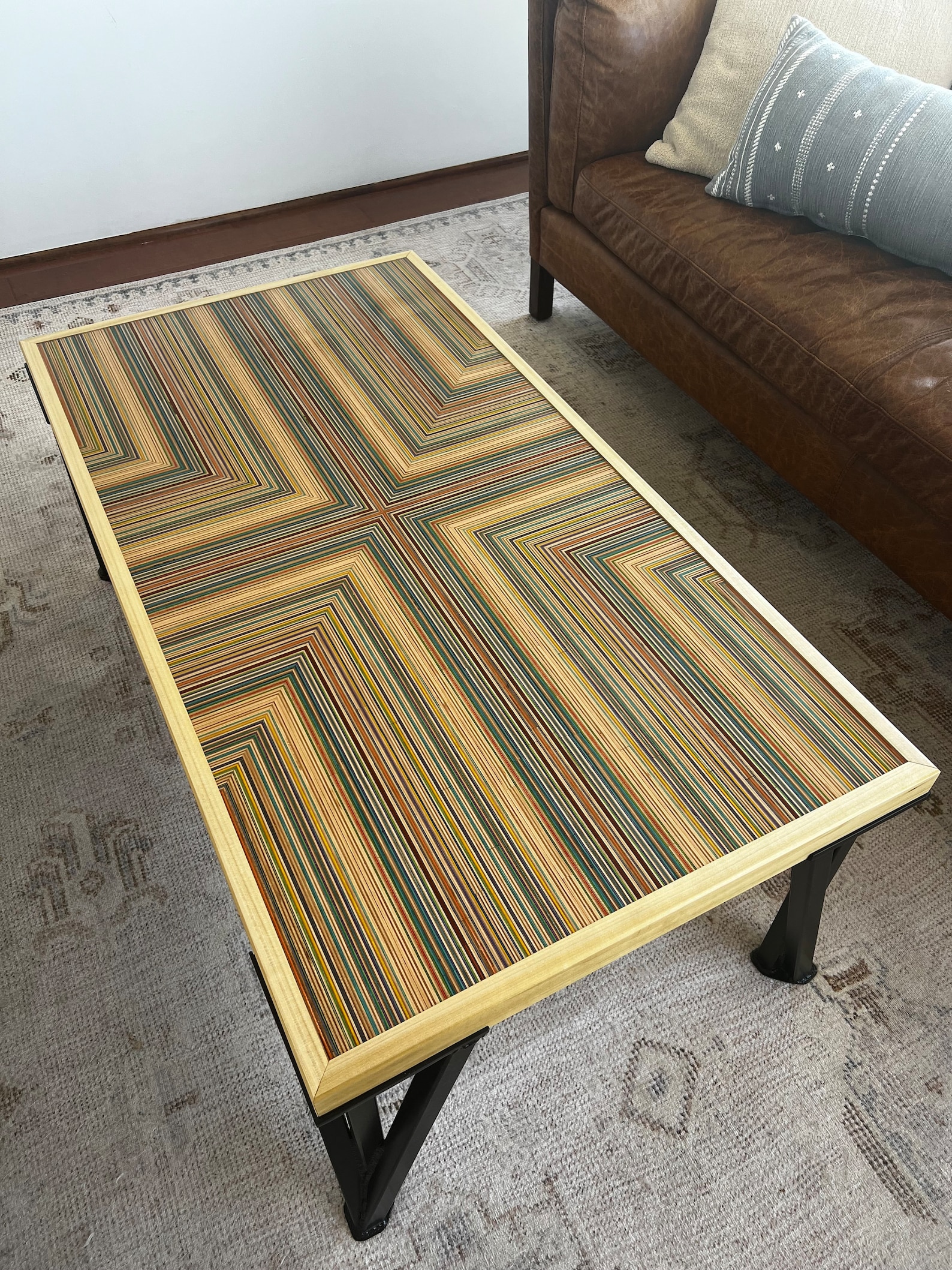 Recycled Skateboard Coffee Table - Etsy