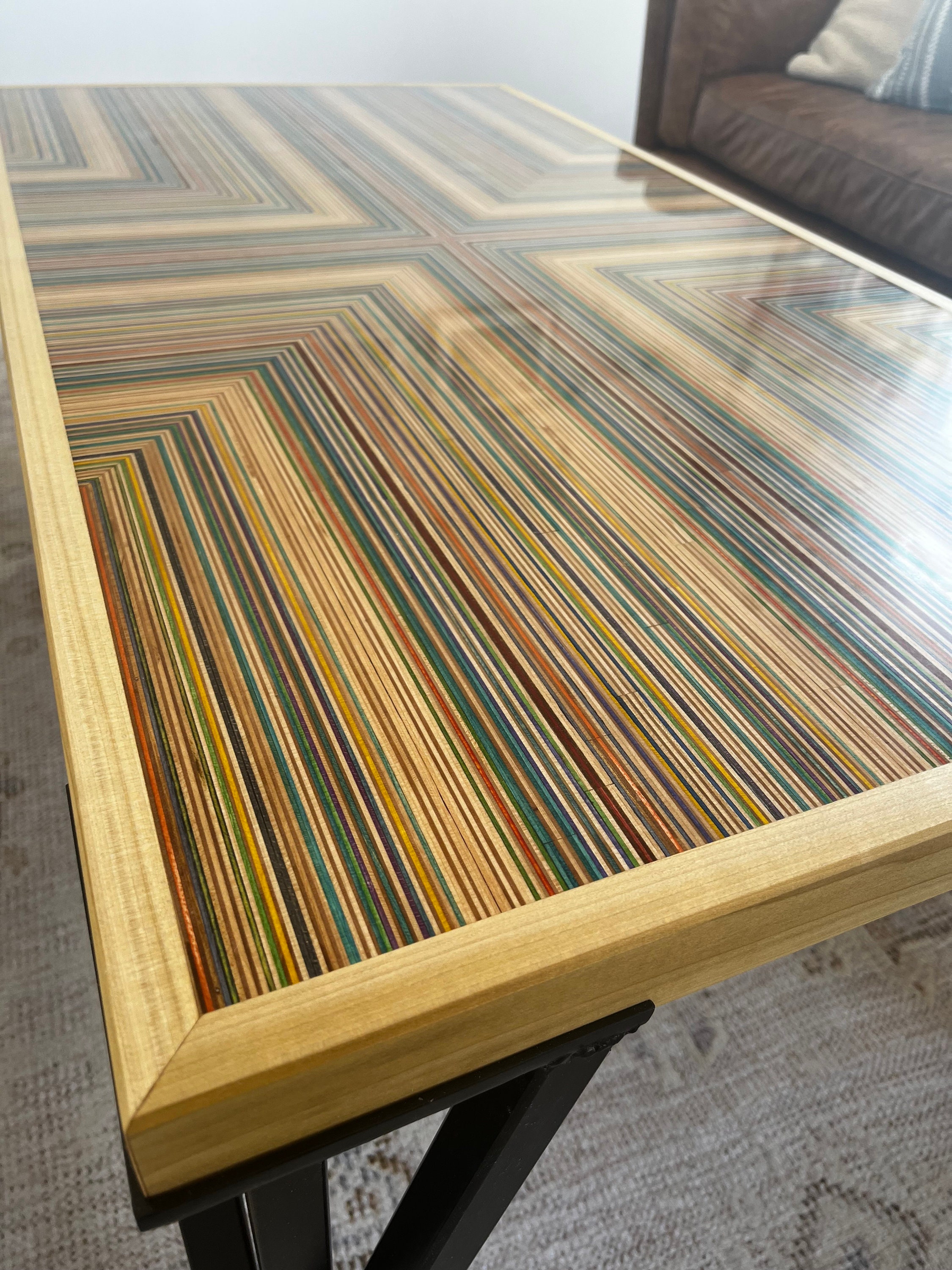 Recycled Skateboard Coffee Table - Etsy