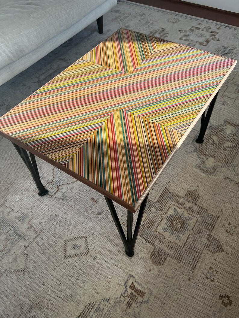 Recycled Skateboard Table - Etsy