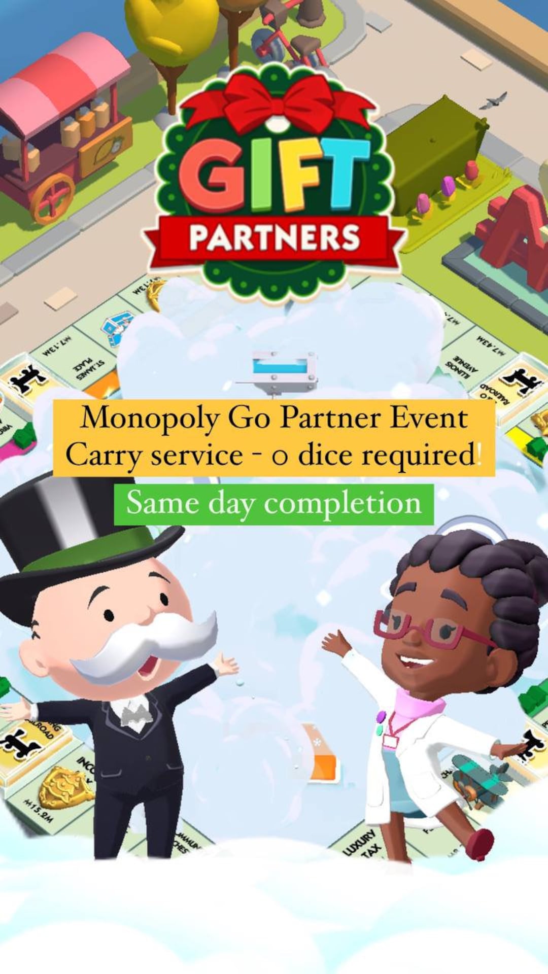 Partner Event Full Carry Service Monopoly Go - Etsy