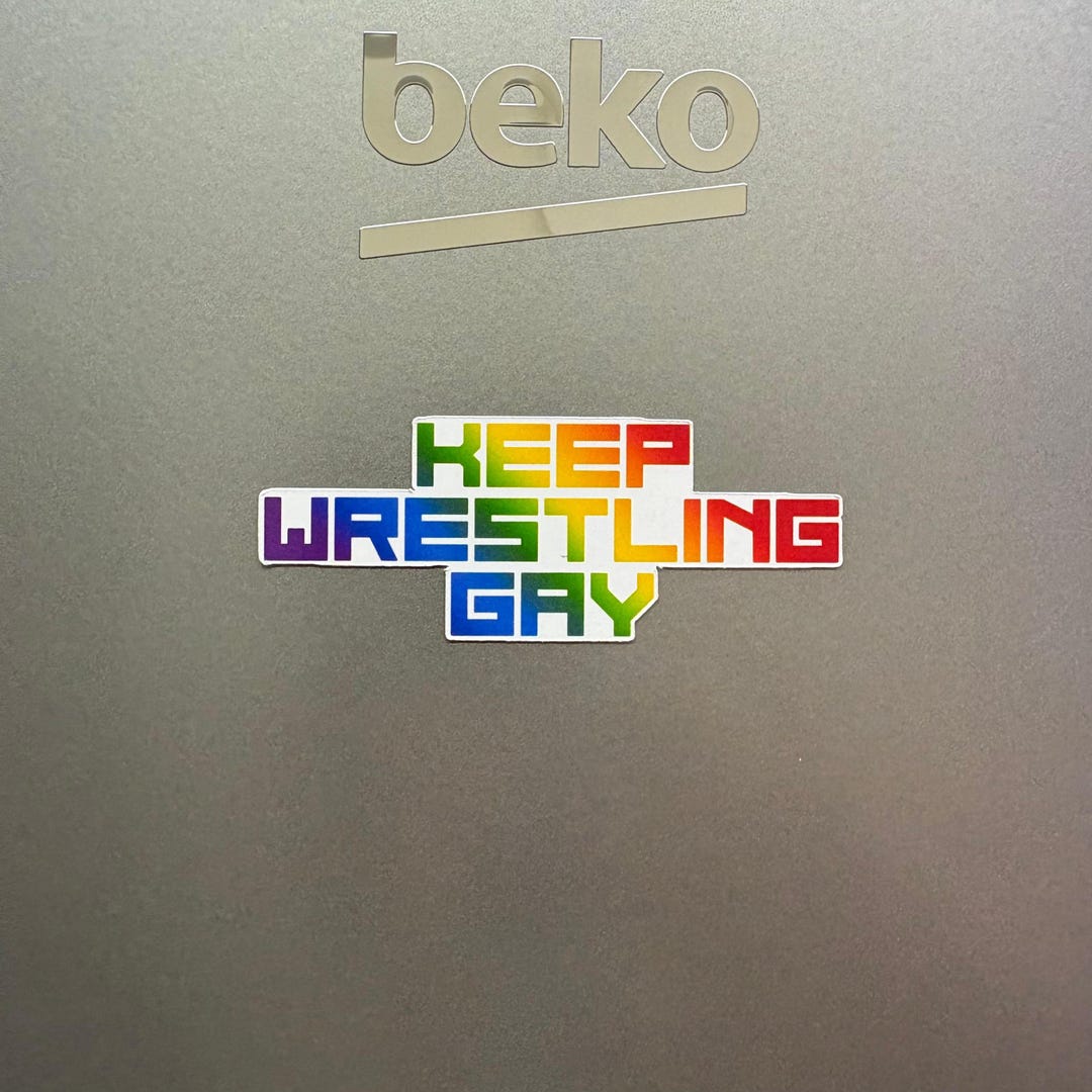 Key Wrestling Gay Magnet: Pro Wrestling AEW WWE WCW Themed Fridge ...