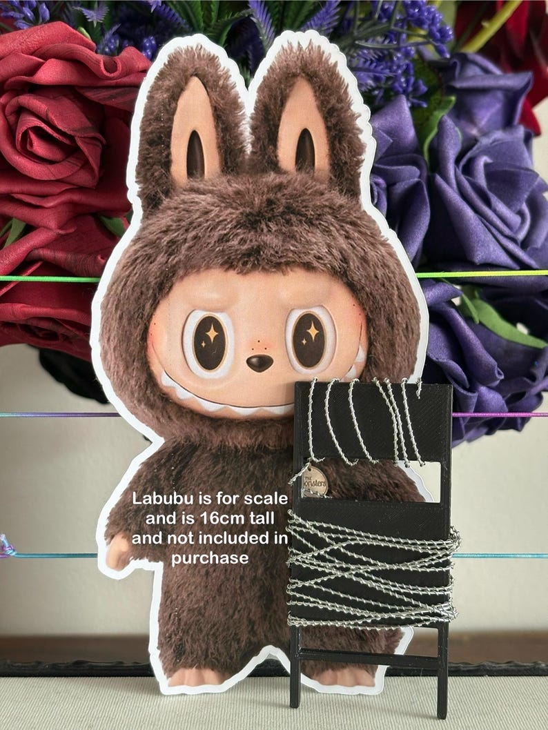 Steel Chair for Labubu, 15-17cm Doll Accessory - Etsy