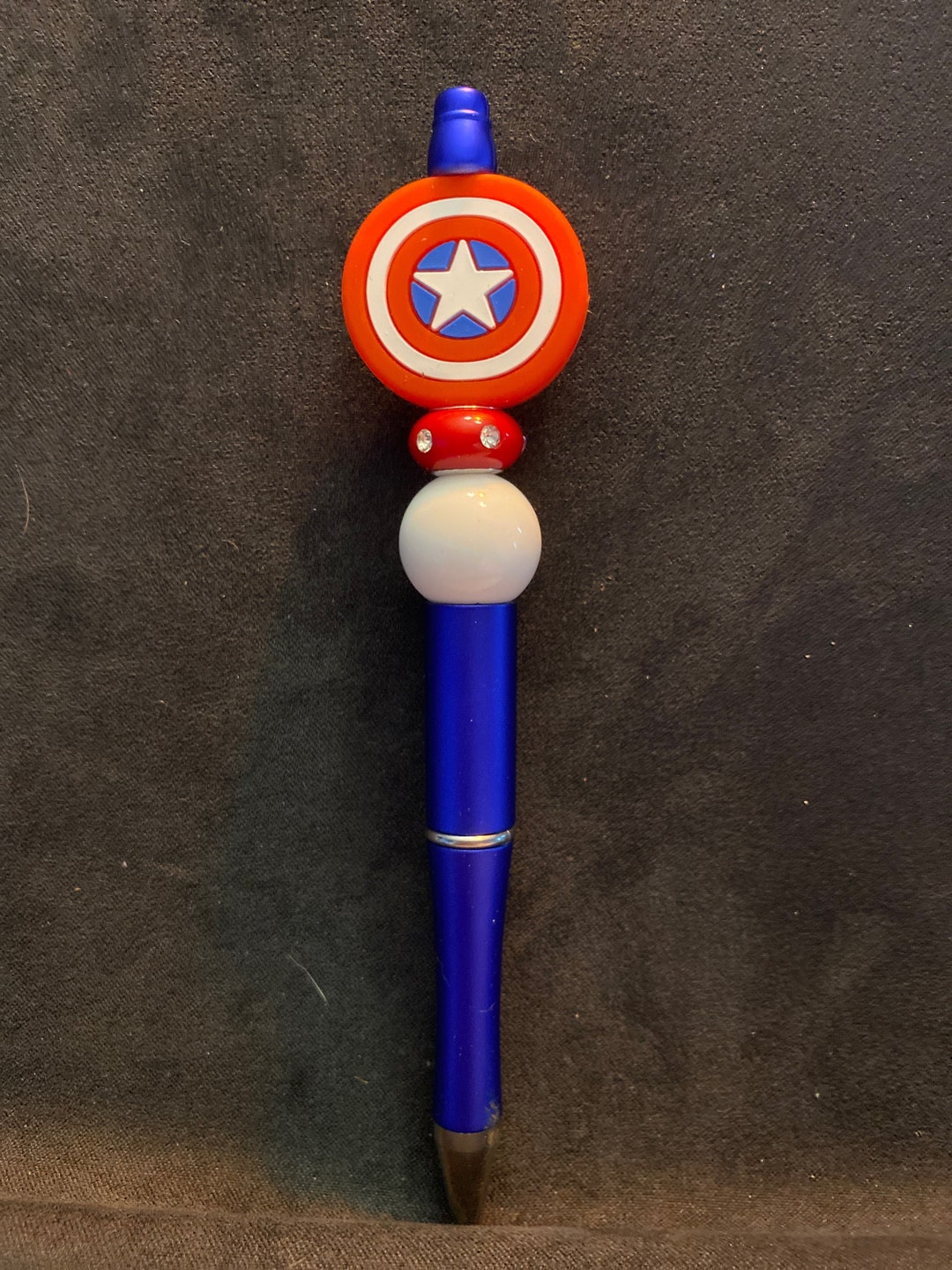 Beaded “captain America” Pen - Etsy