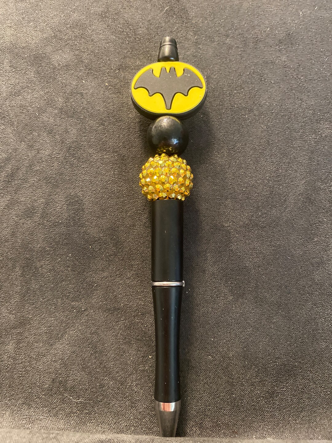 Beaded batman Pen - Etsy