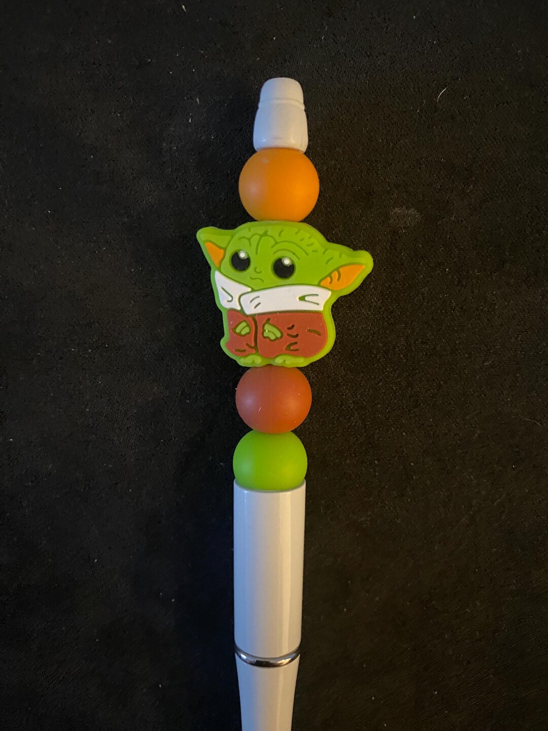 Beaded “yoda From Star Wars” Pen - Etsy