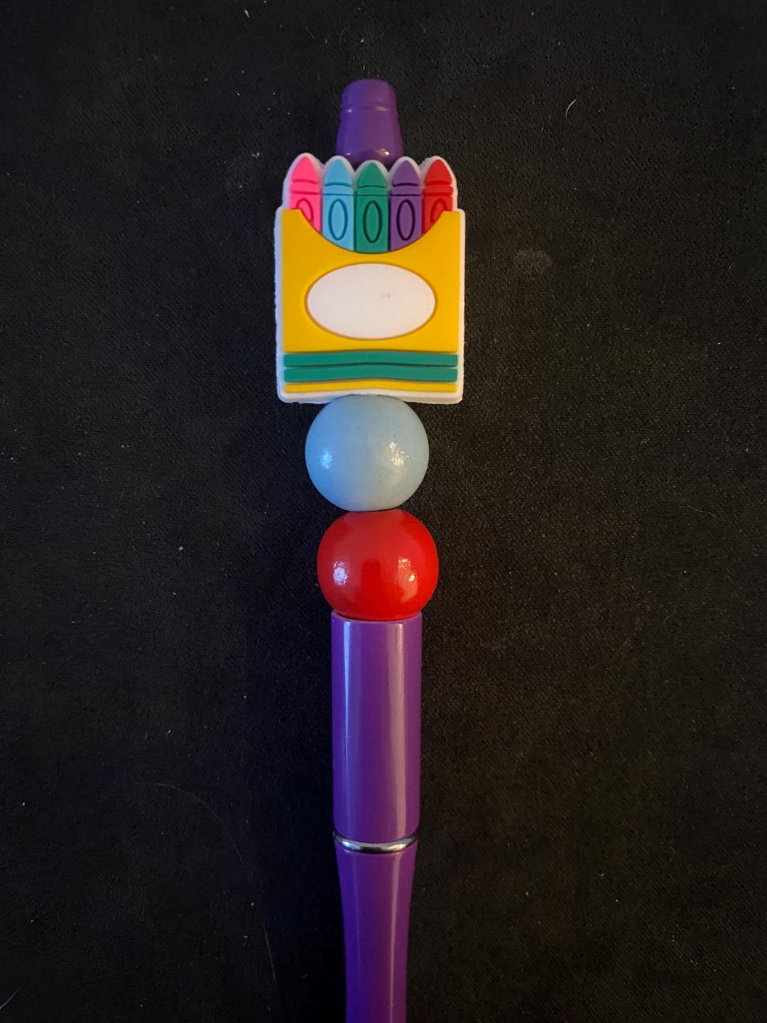 Beaded “box of Crayons” Pen - Etsy
