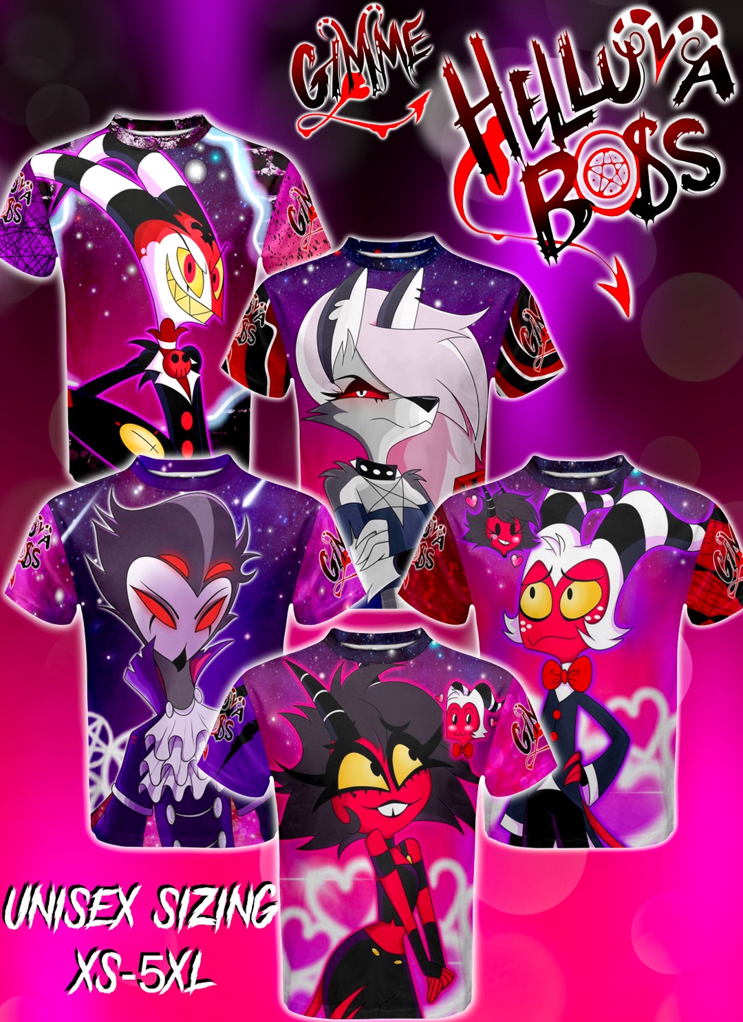 HELLUVA BOSS Unisex T-shirts - Etsy