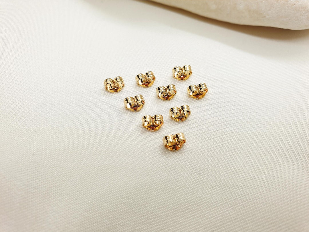 10PCS - Butterfly Stoppers Findings for Earrings and Studs, Beautiful ...