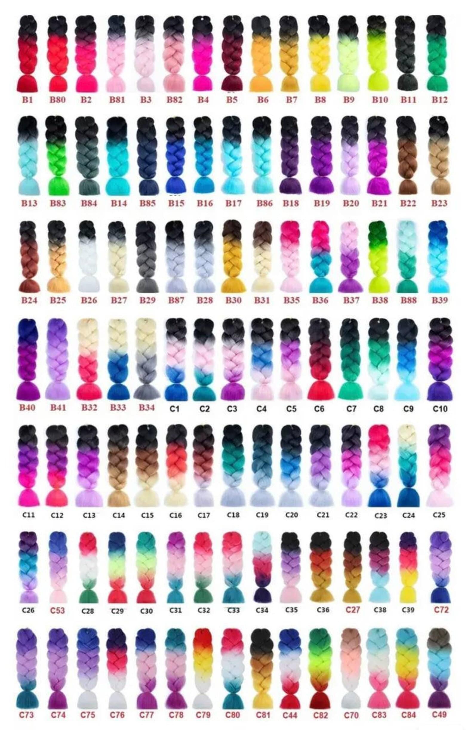Blond Ombre Dreadlocks, Synthetic Hair Extensions With Different ...
