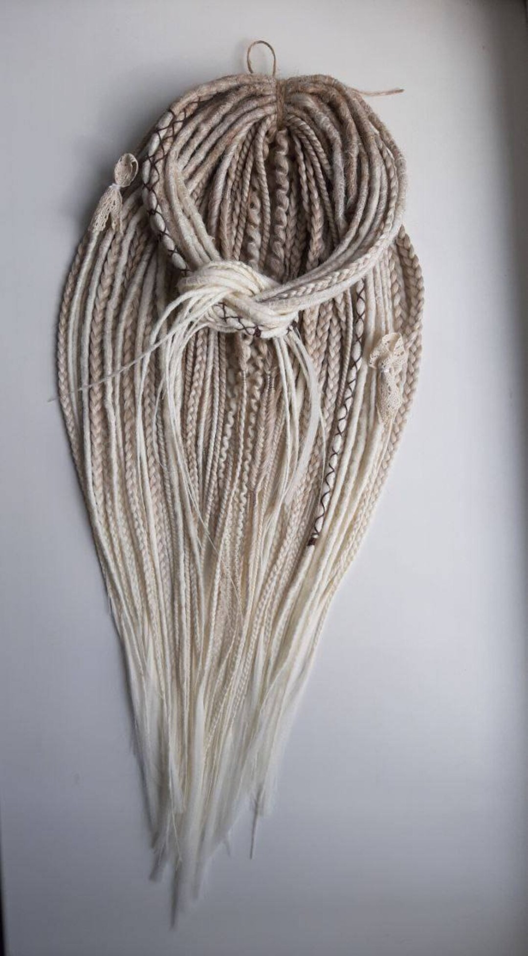 Blond Ombre Dreadlocks, Synthetic Hair Extensions With Different ...