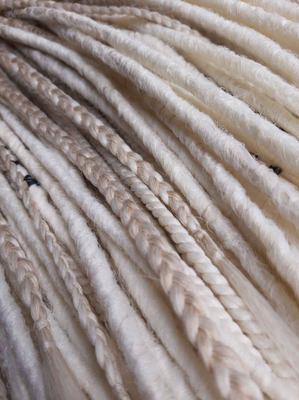 Blond Ombre Dreadlocks, Synthetic Hair Extensions With Different ...