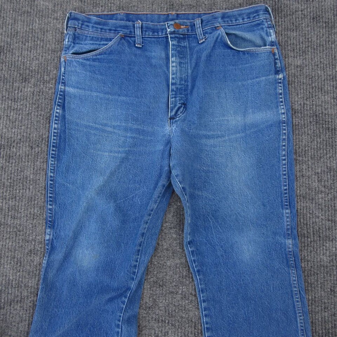 VTG Wrangler 945NAV Mens Cowboy Cut Bootcut Regular Fit Jeans - Etsy