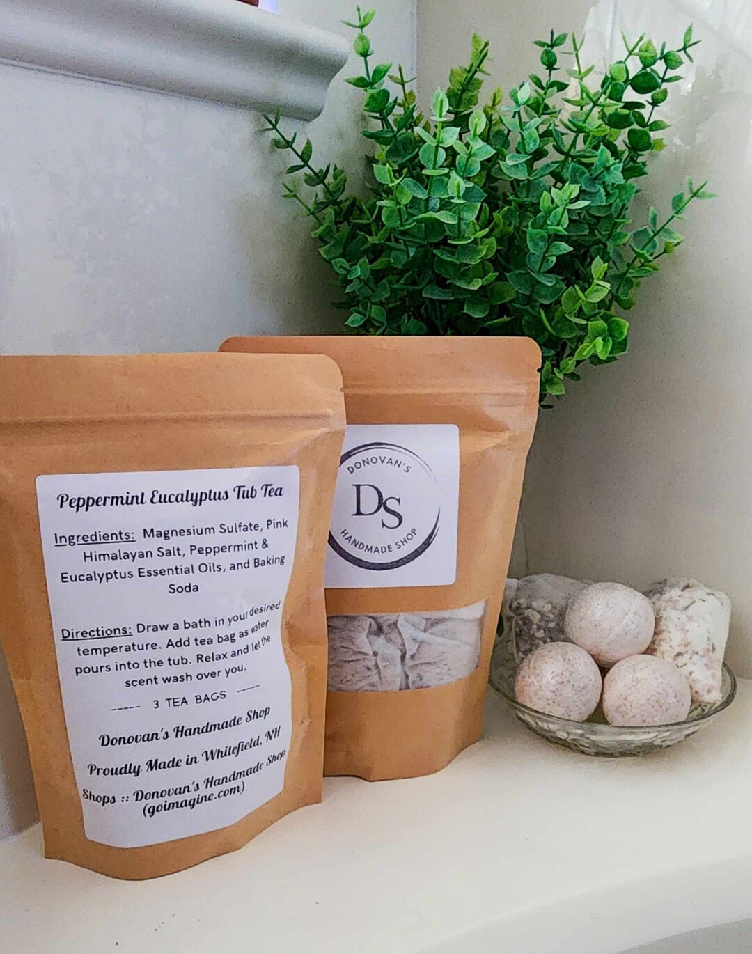 Peppermint Eucalyptus Tub Tea - Etsy