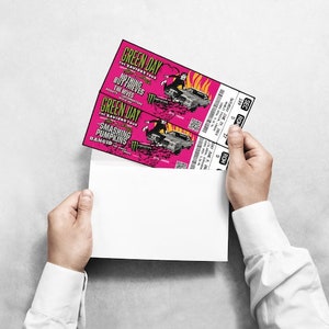Printable Green Day Ticket the Saviors Tour 2024 Concert Show Pass ...