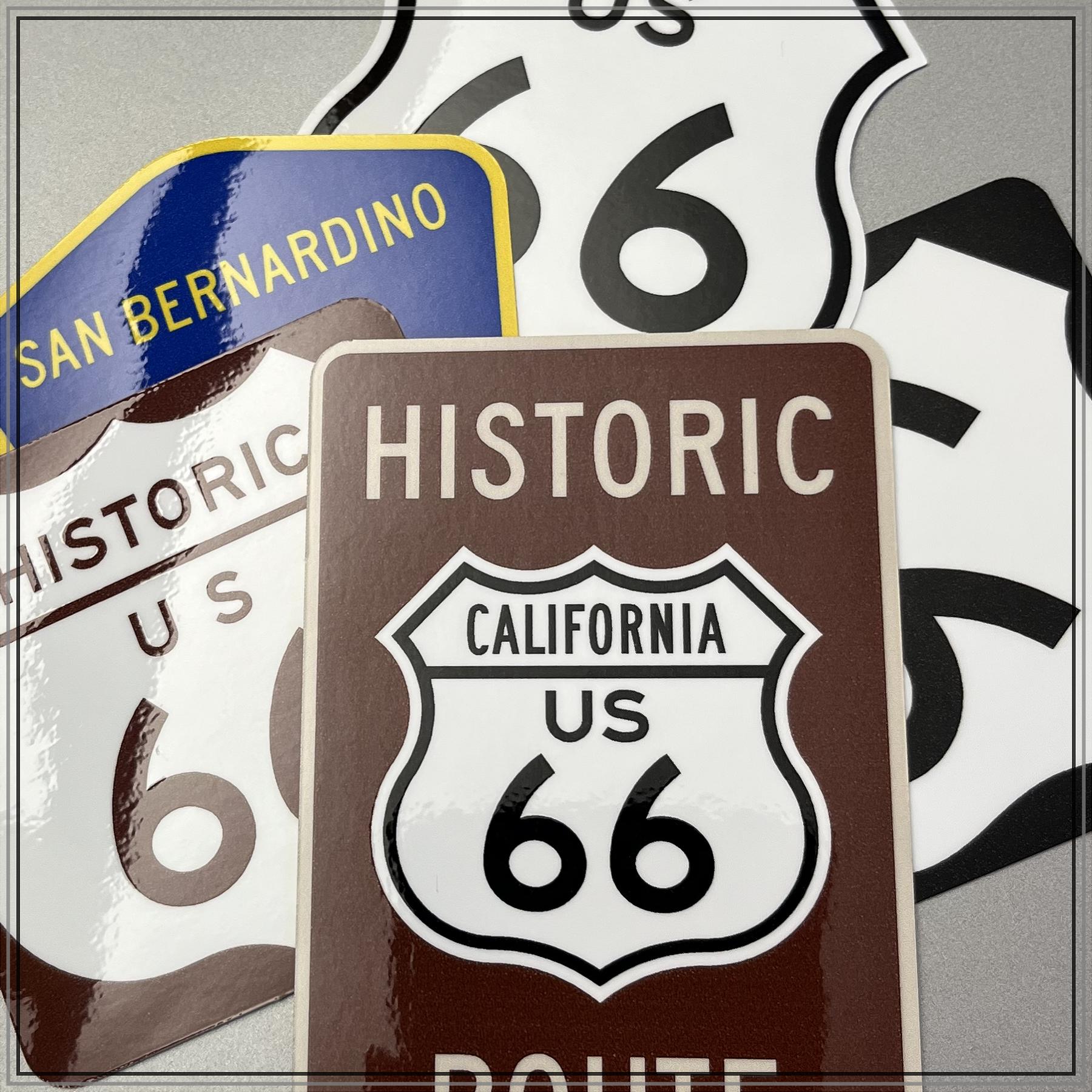 Route 66 Decals 5-pack Made With 3M Vehicle Grade Materials VERY HIGH ...