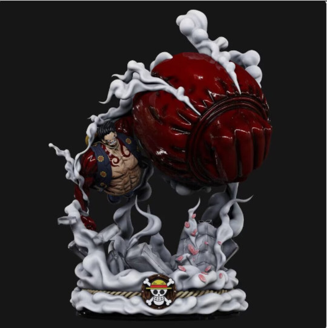 One Piece Monkey D. Luffy Gear 4 Figure STL Files. Every Part of Figure ...