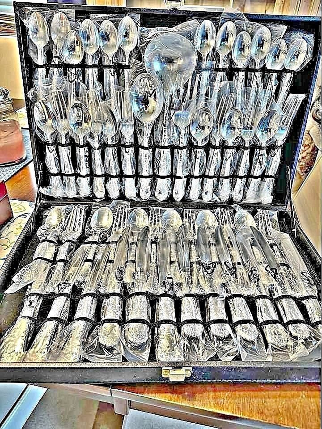 40 Piece Silverware Set Service for 8,premium Stainless Steel Flatware ...