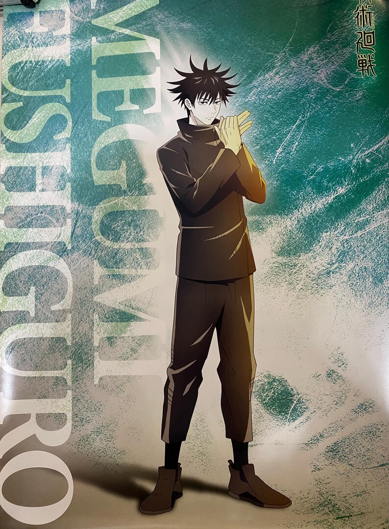 Jujutsu Kaisen Poster Megumi Fushiguro - Etsy
