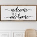 Welcome to Our Home Farmhouse Sign, Farmhouse Sign, Entrance Decor ...