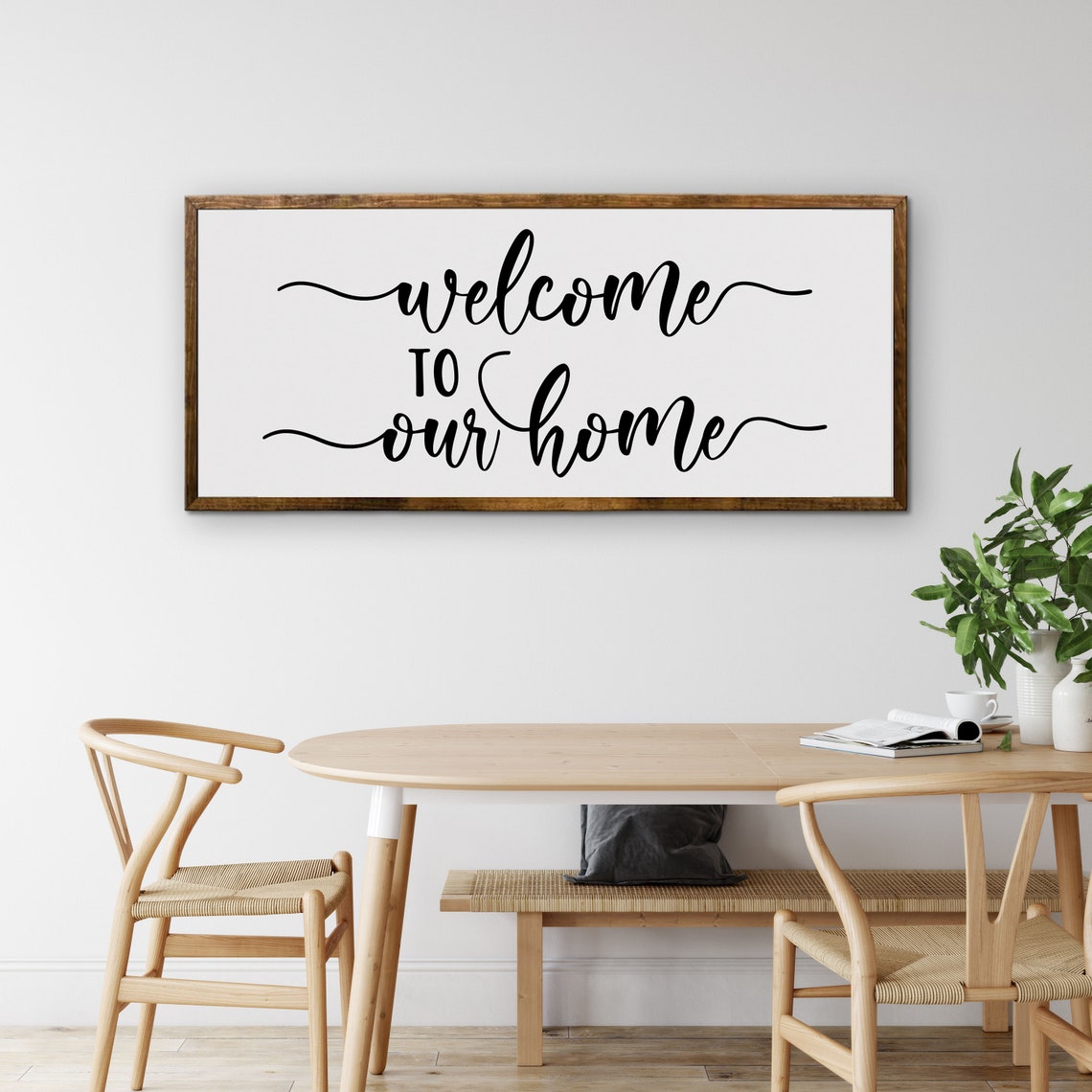 Welcome to Our Home Farmhouse Sign, Farmhouse Sign, Entrance Decor ...