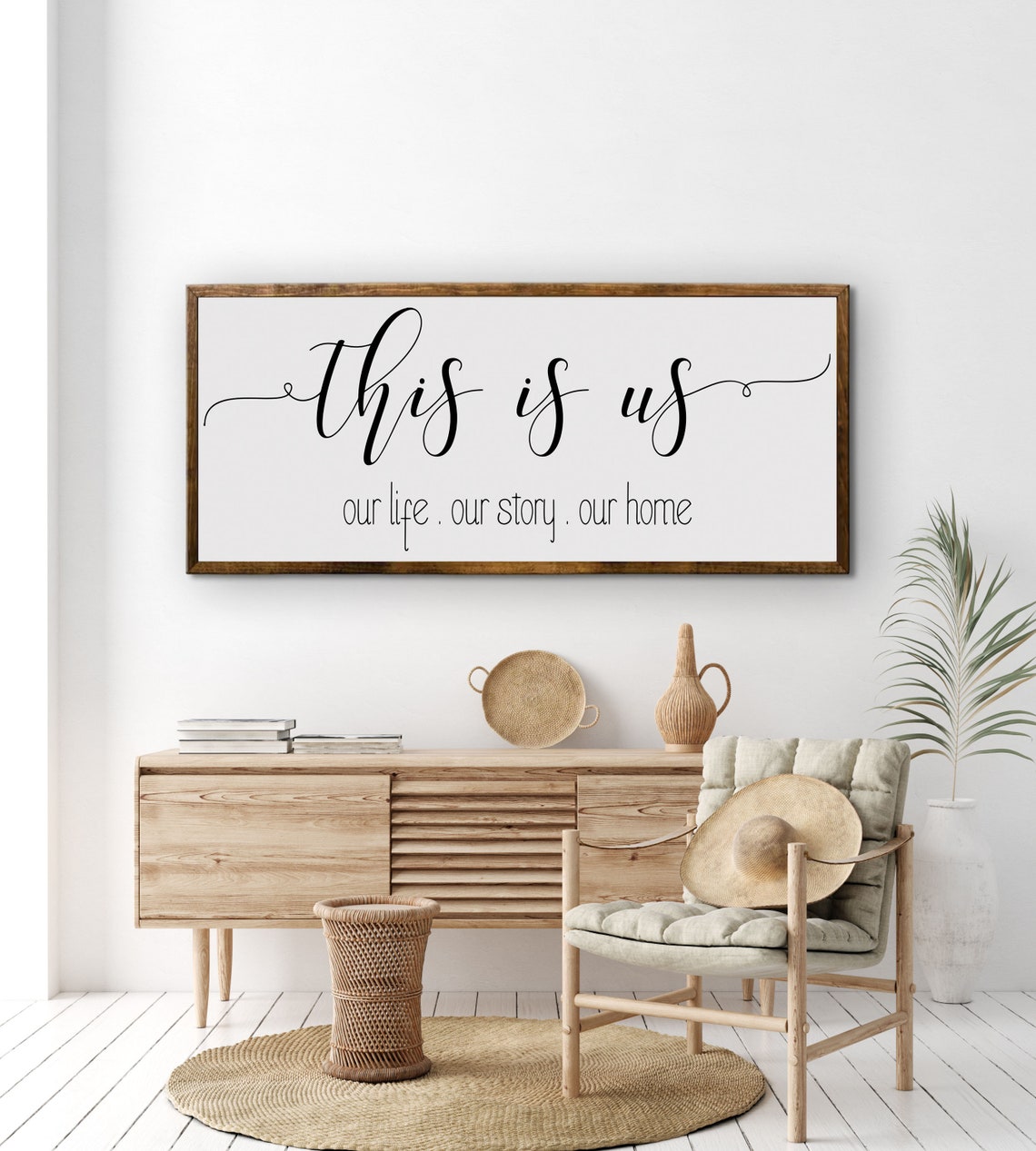 This is Us, Our Life Our Story Our Home Wood Sign, Farmhouse Gather ...