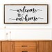 Welcome to Our Home Farmhouse Sign, Farmhouse Sign, Entrance Decor ...
