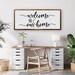 Welcome to Our Home Farmhouse Sign, Farmhouse Sign, Entrance Decor ...