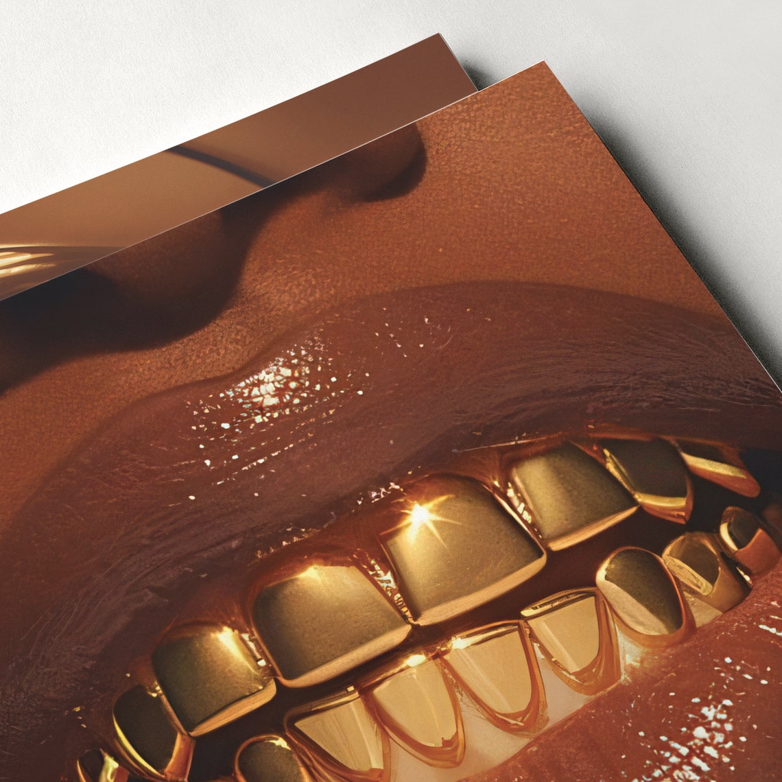 Black Wall Art: Gangsta Grillz - Etsy