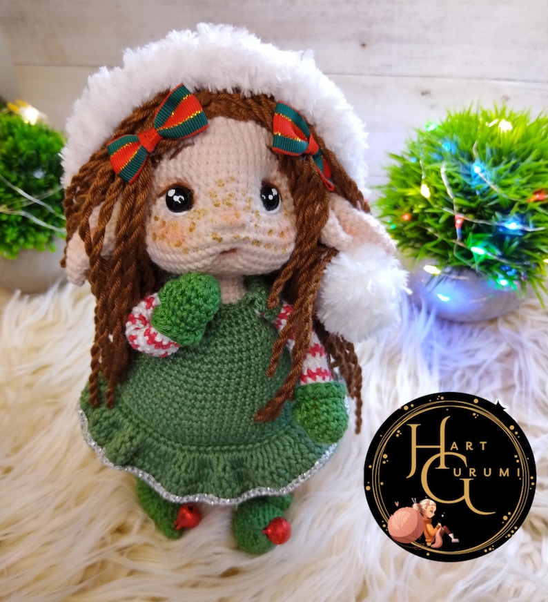 Rilda the Elf. Pdf Amigurumi Crochet Pattern, Manó Minta, Pixy, Gnome ...