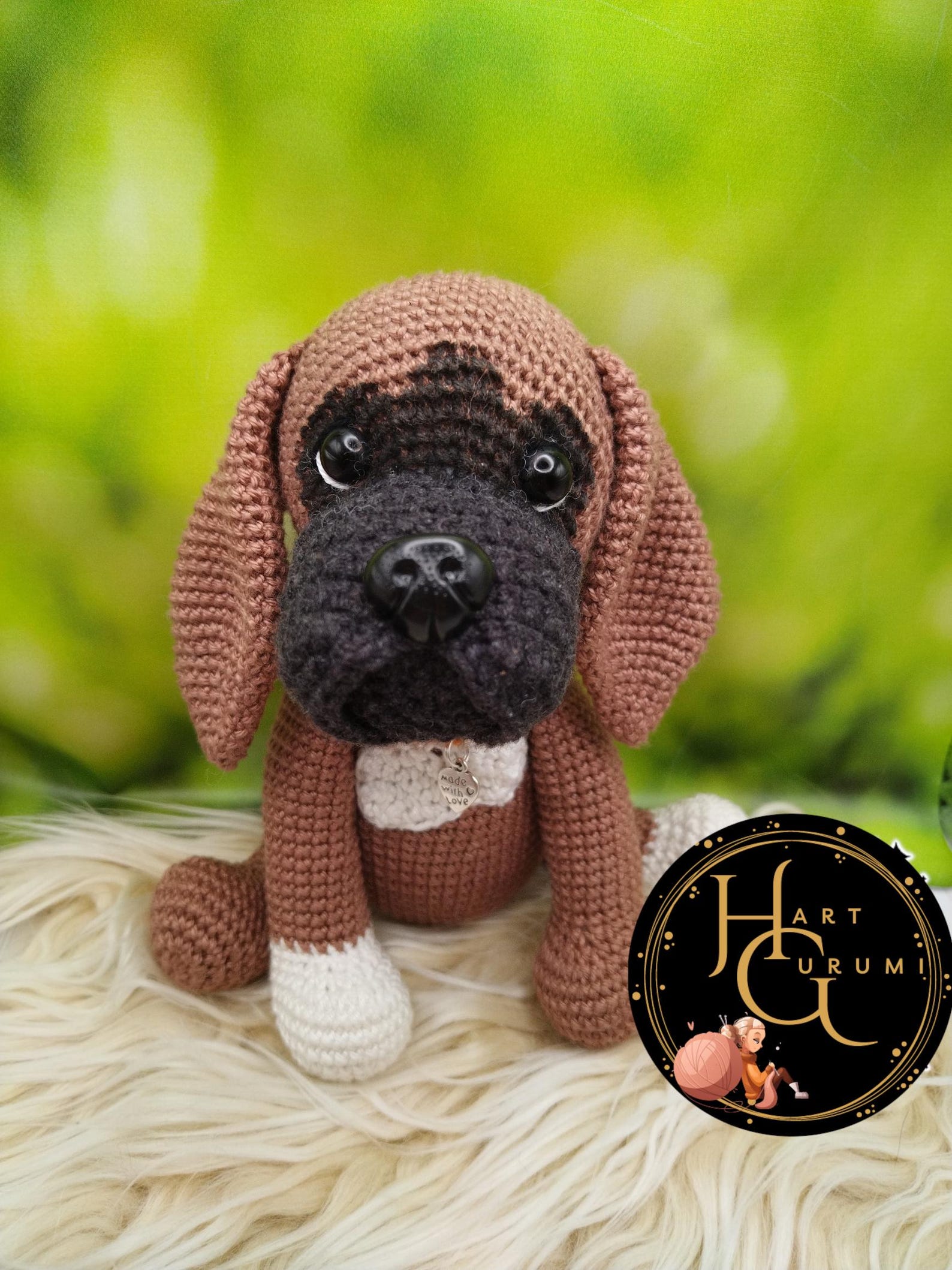 Cash the Boxer Dog Amigurumi Crochet Pattern PDF. - Etsy