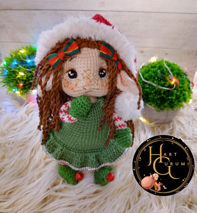 Rilda the Elf. Pdf Amigurumi Crochet Pattern, Manó Minta, Pixy, Gnome ...