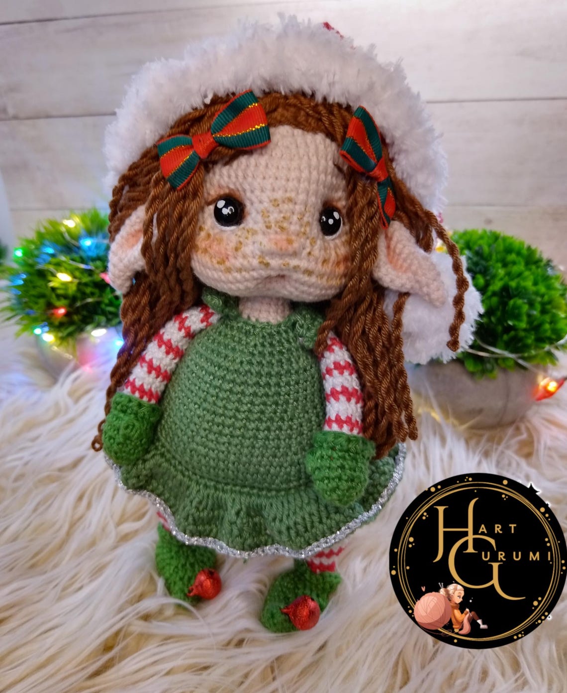 Rilda the Elf. Pdf Amigurumi Crochet Pattern, Manó Minta, Pixy, Gnome ...