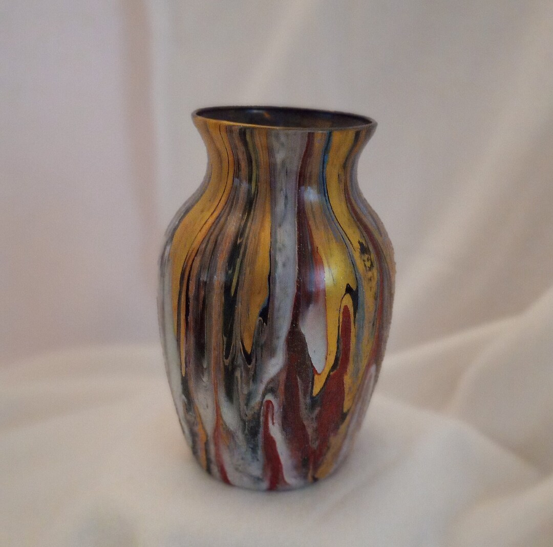Vase, Fluid Art, Custom Art, Functional Vase, Original Art - Etsy
