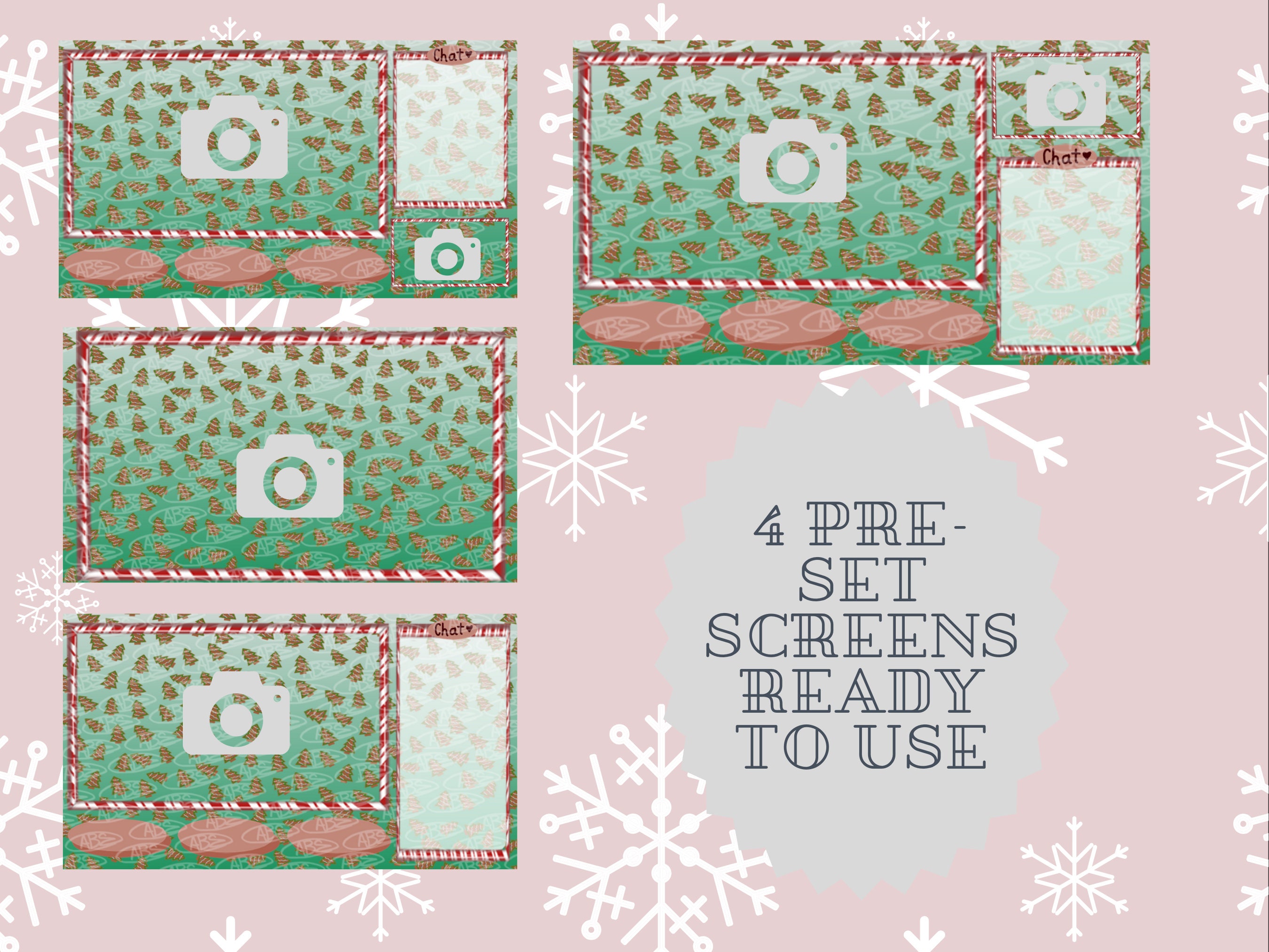 Customizable - Holiday Stream Overlay Package - - Etsy