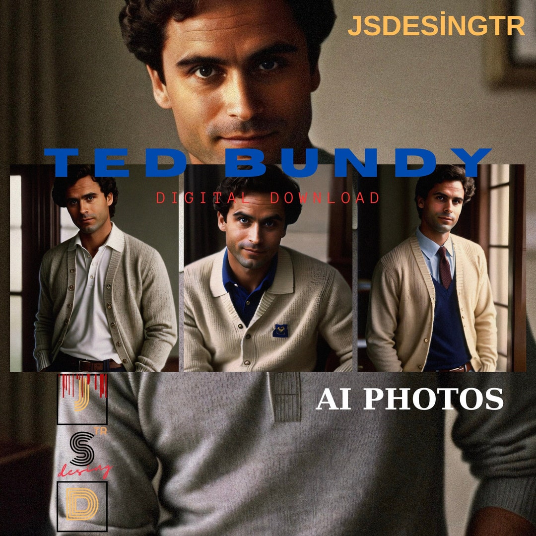 Ted Bundy Serial Killer True Crime Digital Download AI Photos - Etsy