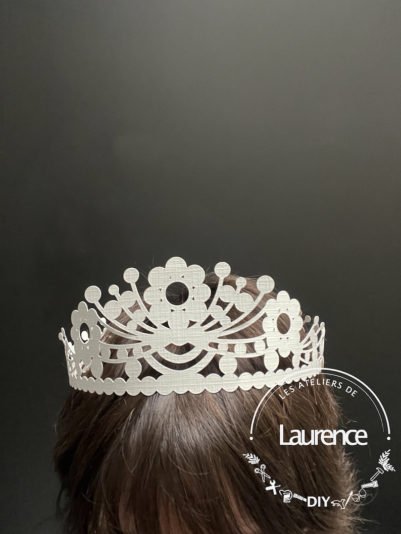 Plantilla de corona de papel, corona de fiesta, corona de cumpleaños ...