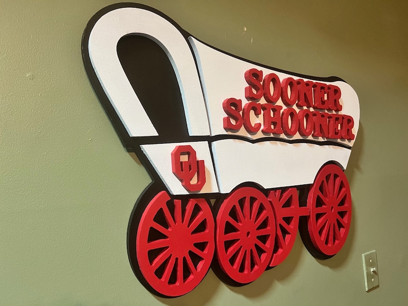Sooner Schooner Foam Sign - Etsy