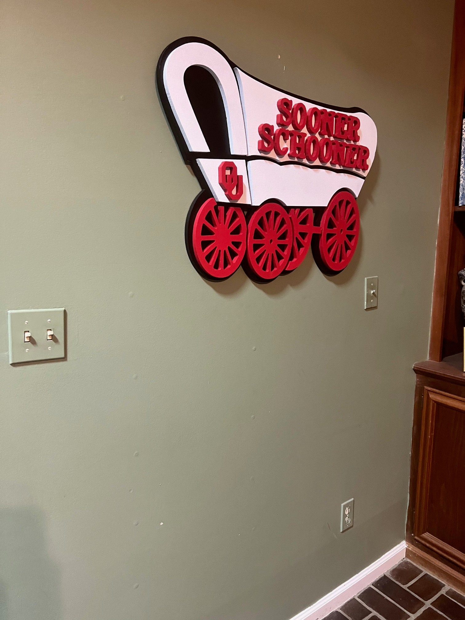 Sooner Schooner Foam Sign - Etsy